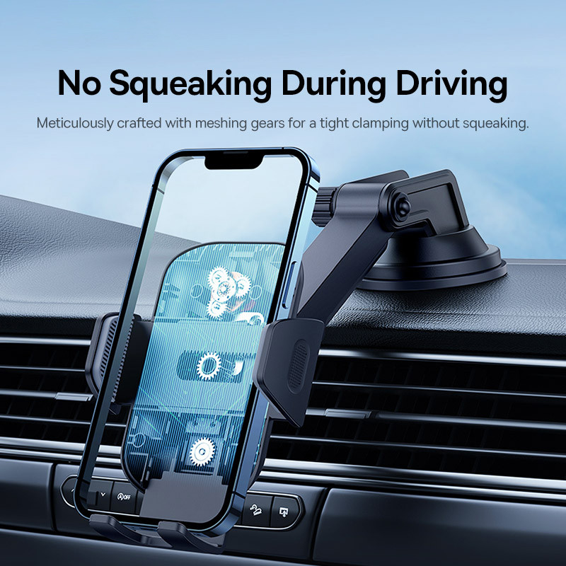 Anti-Shake Car Phone Holder 360° Rotate Strong Suction Cup Mount for ...