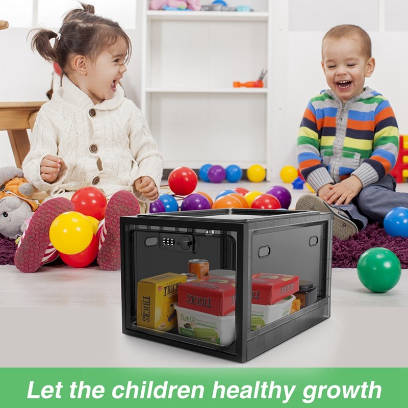 Medicine Lock Box, Cell Phone Lock Box Lockable Storage Box ...