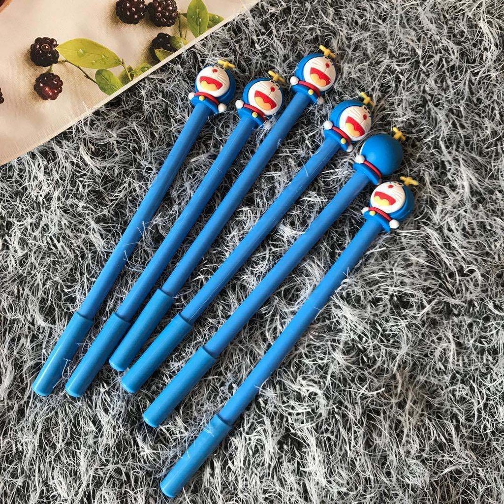 Cartoon Bamboo Dragonfly Tinkerbell Cat Creative Cute Gel Pen Doraemon ...