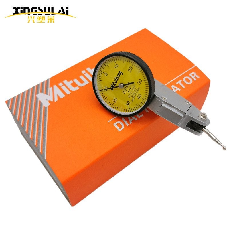 Free Shipping Lever Dial Indicator Set 0-0.8mm Small School Meter Head ...