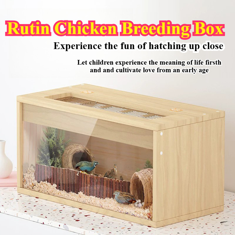 Solid Wood Luding Rutin Chicken Breeding Box Hamster Cage Golden Bear ...