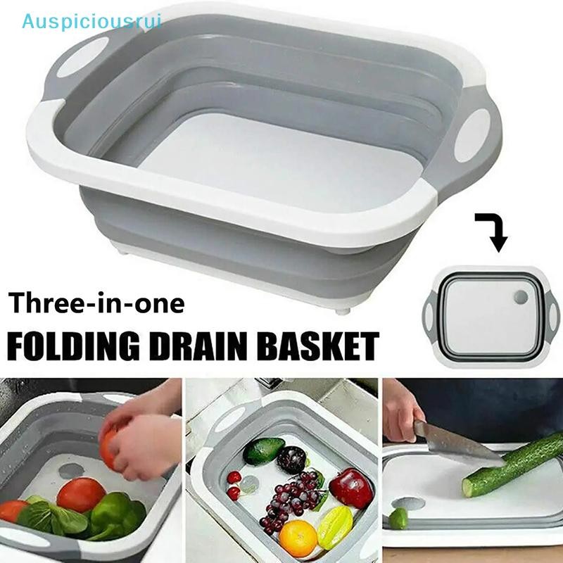 Auspiciousrui Household Folding Wash Basin Portable Sink Foot Bucket ...