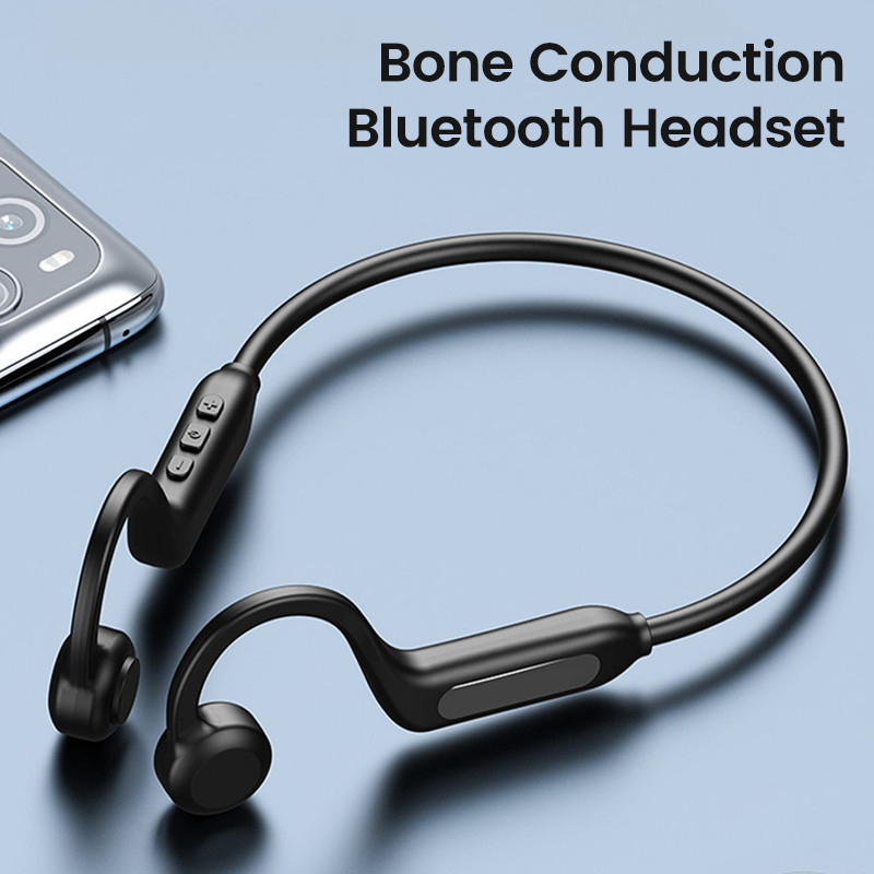 Wireless Headset Bone Conduction Earphones Bluetooth 5.1 Audio ...