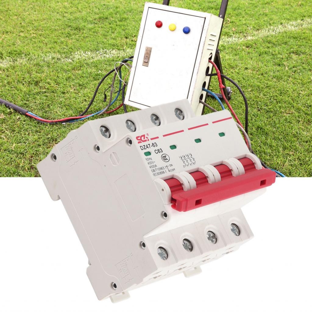 Treee 63-Amp 4-Pole Circuit Breaker Photovoltaic DC Miniature ...
