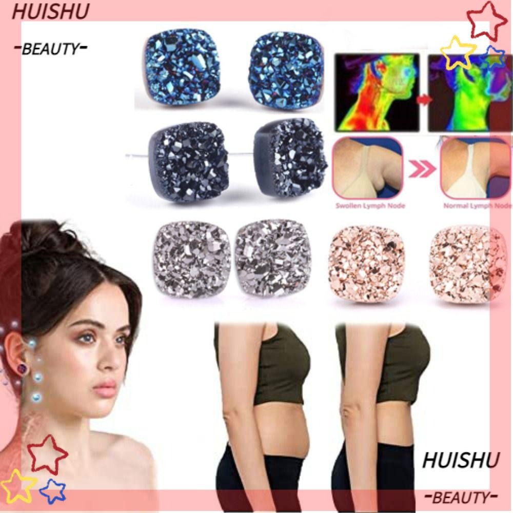 HUISHU Lymphatic Magnetotherapy Earrings for Anxiety and Stress Therapy ...