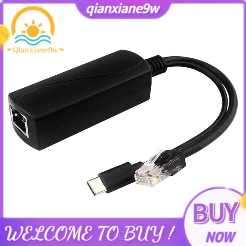 Gigabit POE Splitter 5V3A 1000Mbps Type-C Power over Ethernet for CISCO ...