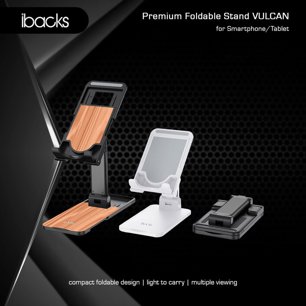 Ibacks stand Vulcan for smartphones / Tablets (White) | Shopee Malaysia