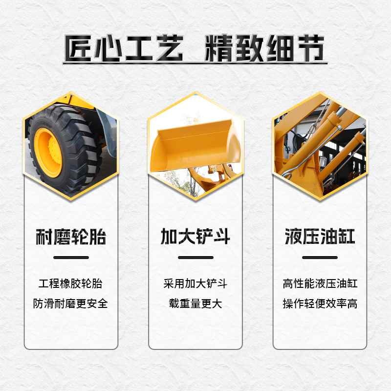 Pemuat Mini Pacuan Empat Roda Kejuruteraan Pelbagai Fungsi Jentolak ...