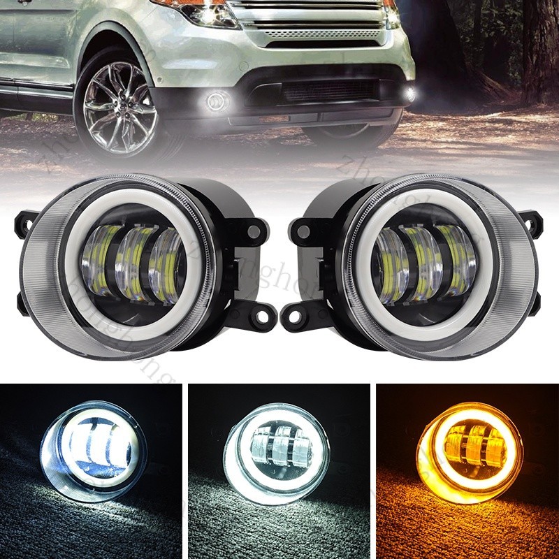 30W 3.5 inch angel eyes led fog light car front foglight auto ...