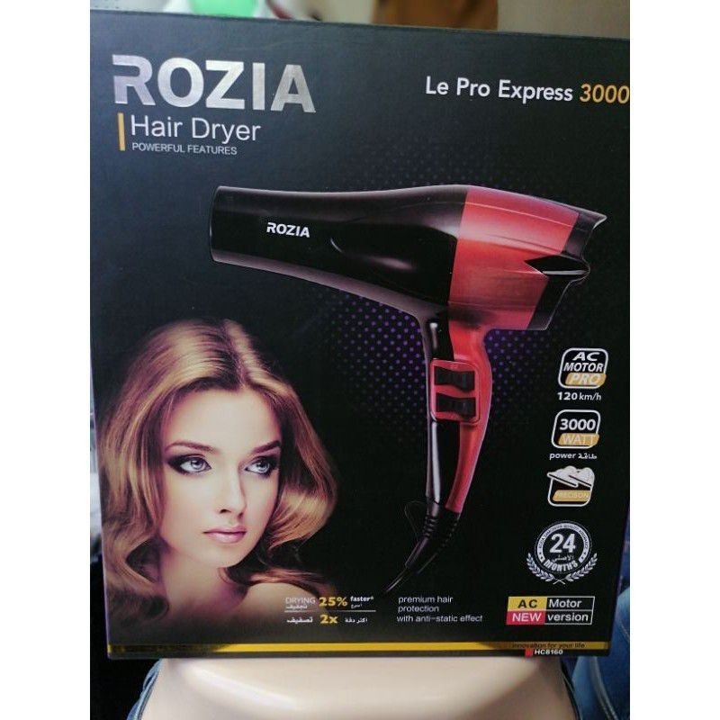 ROZIA Hair Dryer,3000 WATT,Powerful Features | Shopee Malaysia
