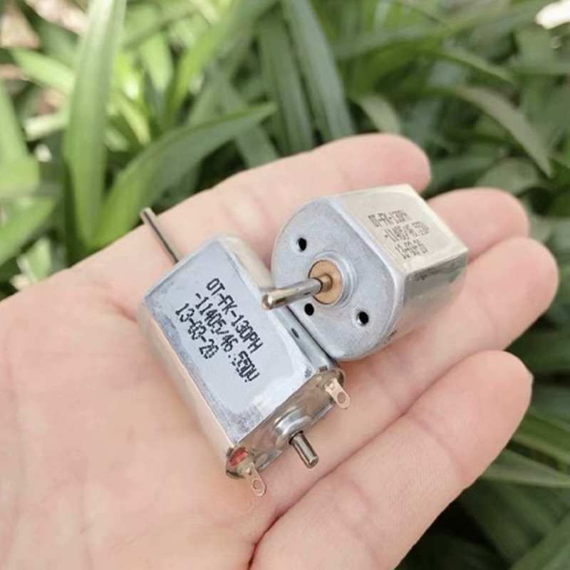 Micro Double-headed Shaft 130 Electric Motor DC 3V-12V 6V 3200RPM Small ...