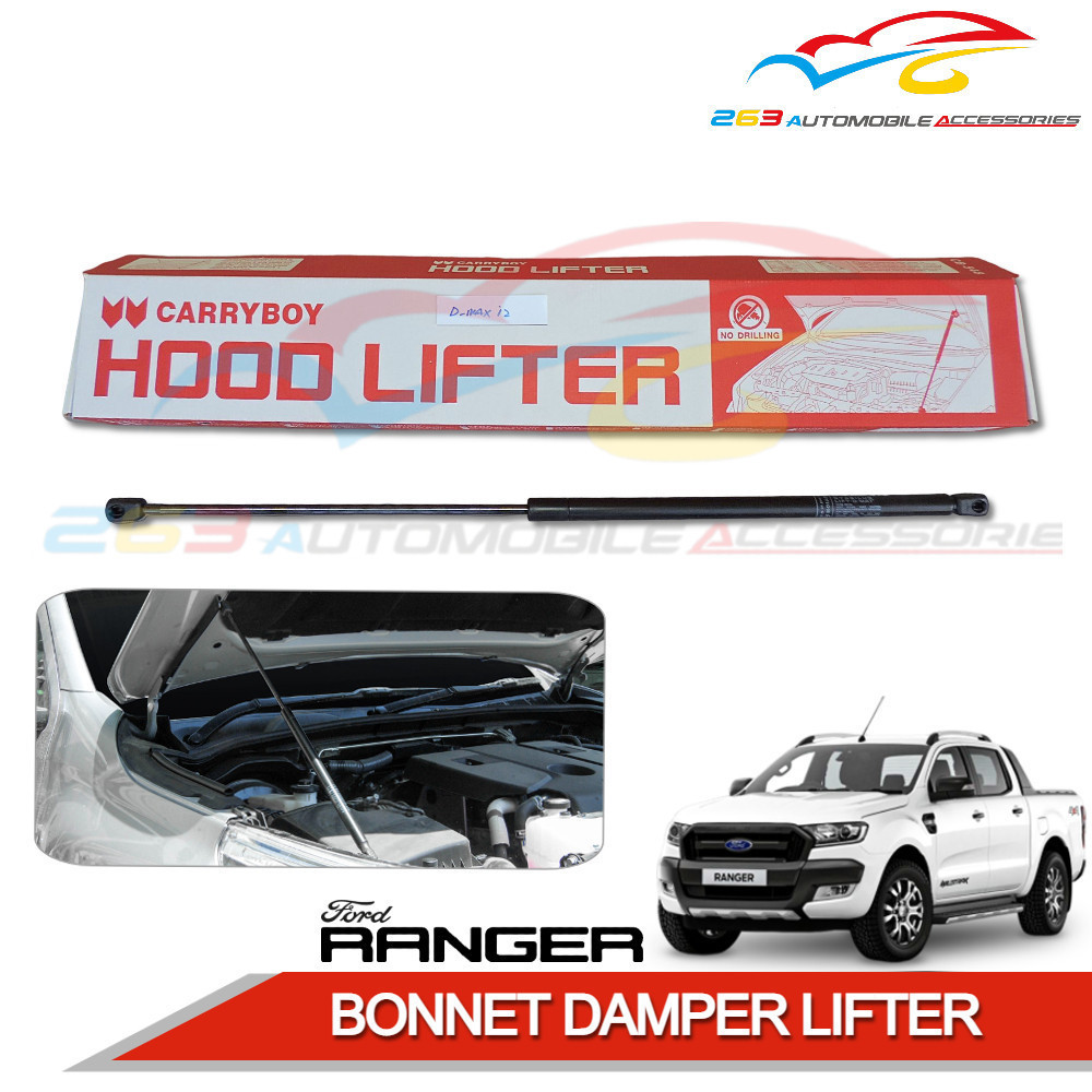 FORD RANGER T6 T7 T8 2012-2021 BONNET DAMPER LIFTER (CARRYBOY) '1 PC ...