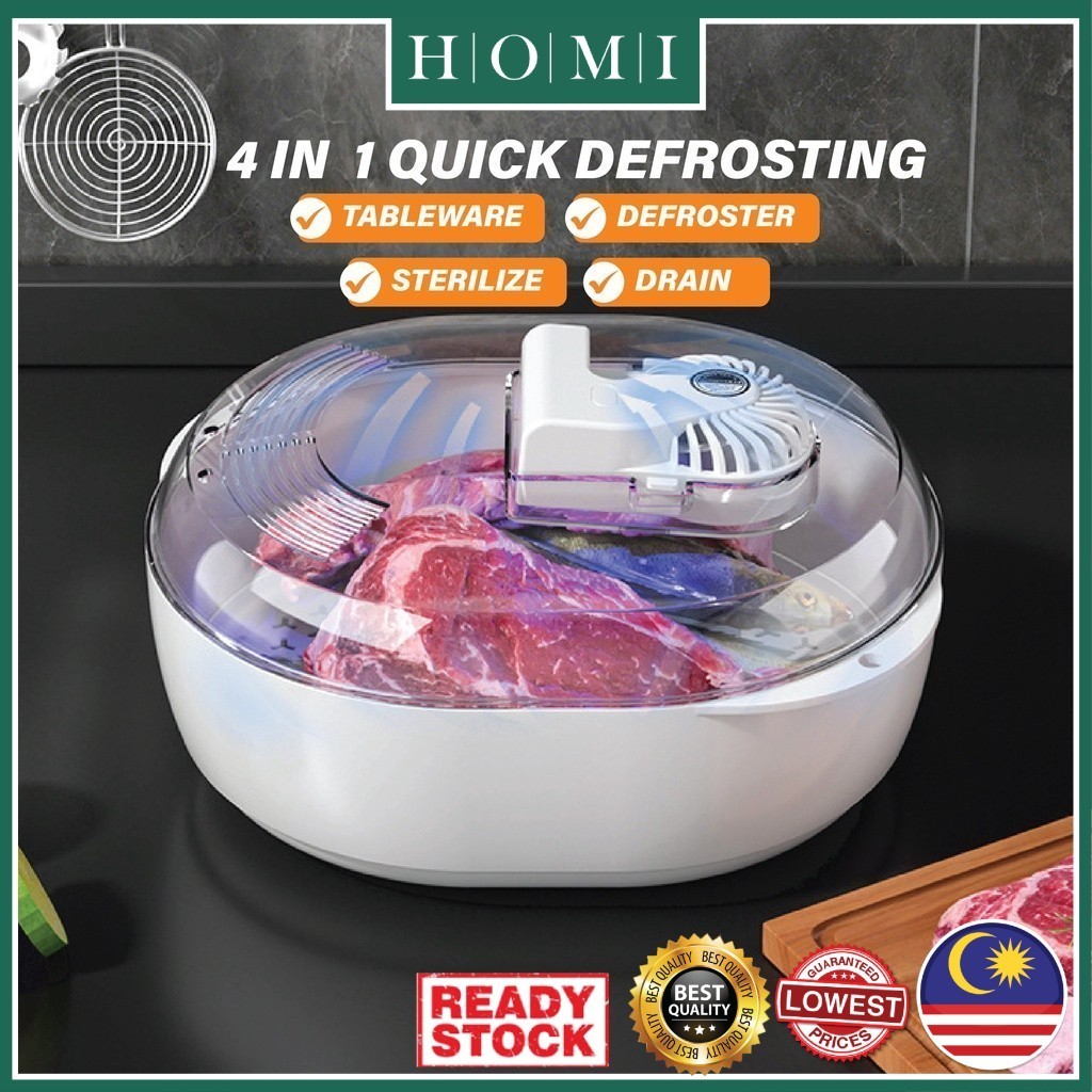 📦HOMI📦 4in1 Defroster Multi-Functional Thawer Fast Food Thawing Box USB ...