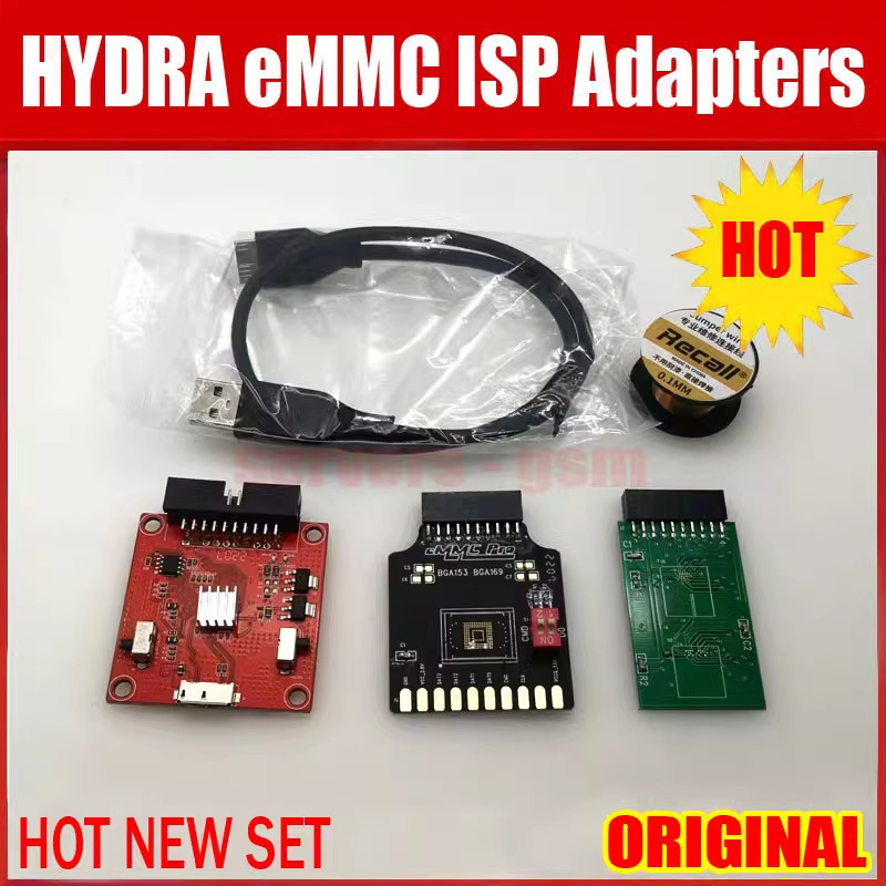 2023 New Hydra Emmc Isp Adapters Tool Bga153 Bga169 Bga221 Bga162 Emmc Break Out Board | Shopee ...