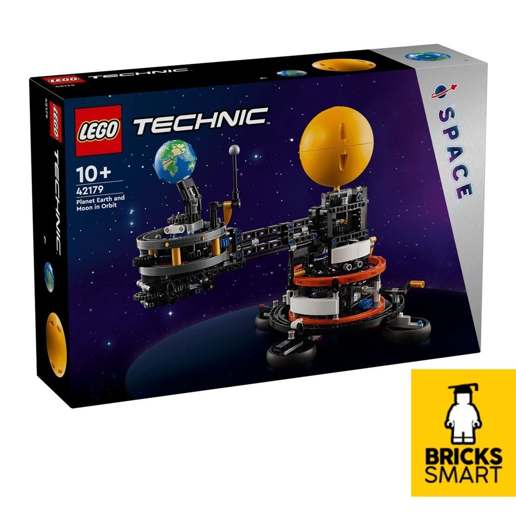 LEGO 42179 Technic Planet Earth and Moon in Orbit Building Toy Set (526 ...