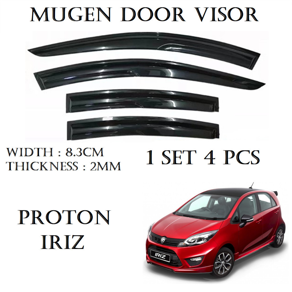 Happy Proton Iriz MUGEN / 5 Inch & 3 Inch Door Visor【1set 4 Door ...
