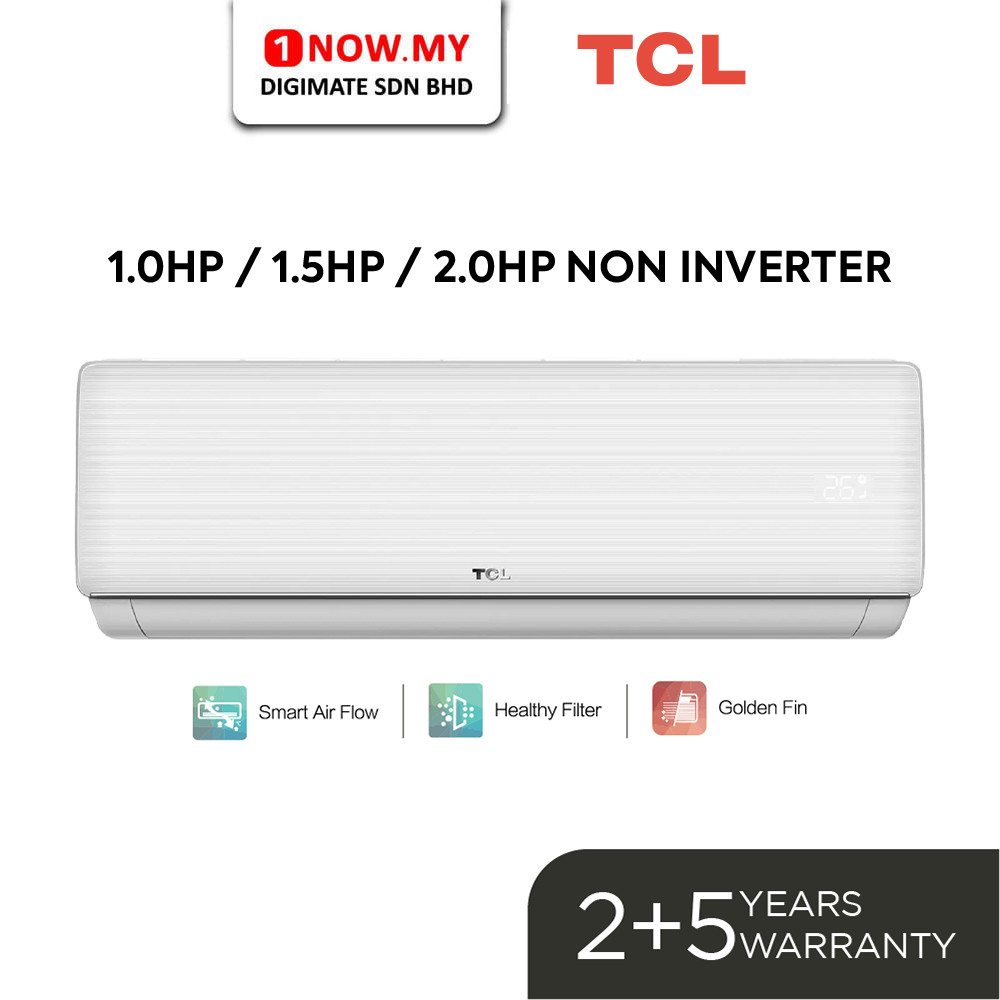 TCL 1HP 1.5HP 2HP Non Inverter Elite Air-Conditioner TAC-09CSD/XAB1 TAC-12CSD/XAB1 TAC-18CSD ...