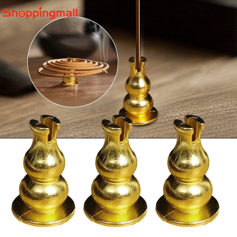 [Sunshine] Brass Gourd Type Incense Burner Incense Dispenser Mini Alloy ...