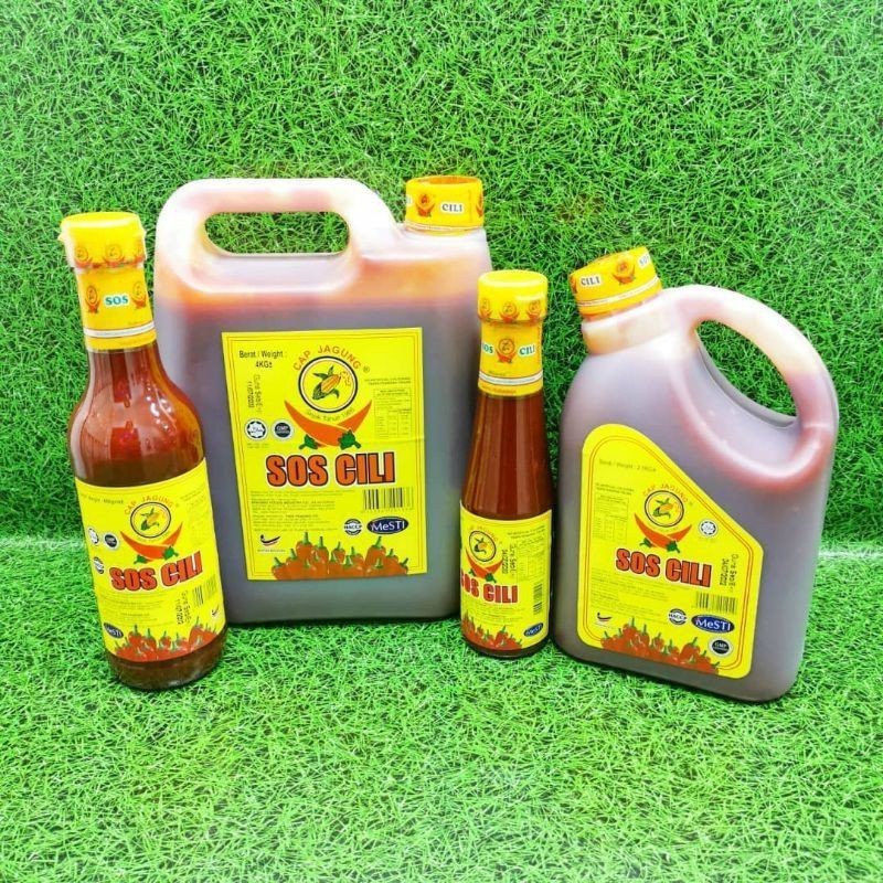 Sos cili Cap Jagung Tradisi Negeri Kedah 4kg (Chili Sauce) | Shopee ...
