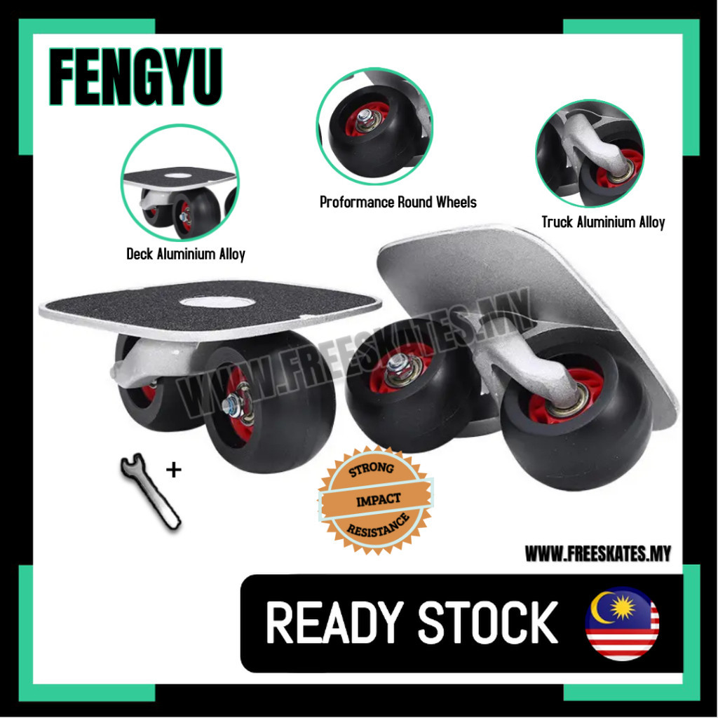Ready Stock Freeskates FengYu Round Wheels Freeline Skates Drift Board ...