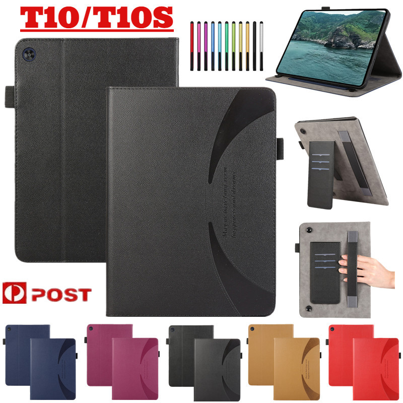 For Huawei MatePad T10S(10.1") /Matepad T10(9.7") Case PU Leather Pen ...