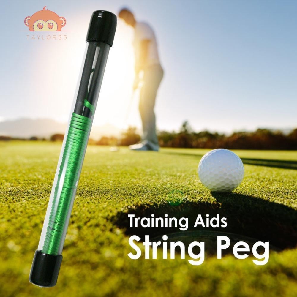 Golf Alignment Sticks Fiberglass Swing Putting String Pegs Golf ...