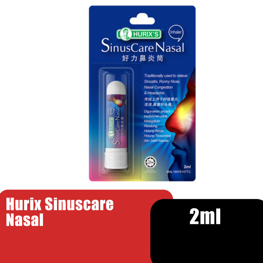 Hurix's Sinuscare Nasal Inhaler 2ml - Relief for runny nose block ...
