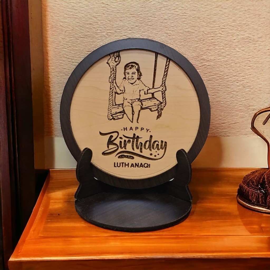 [FAST SHIPPING] Ukiran Laser Gambar Kayu / Laser Cut Engrave Wood Photo ...