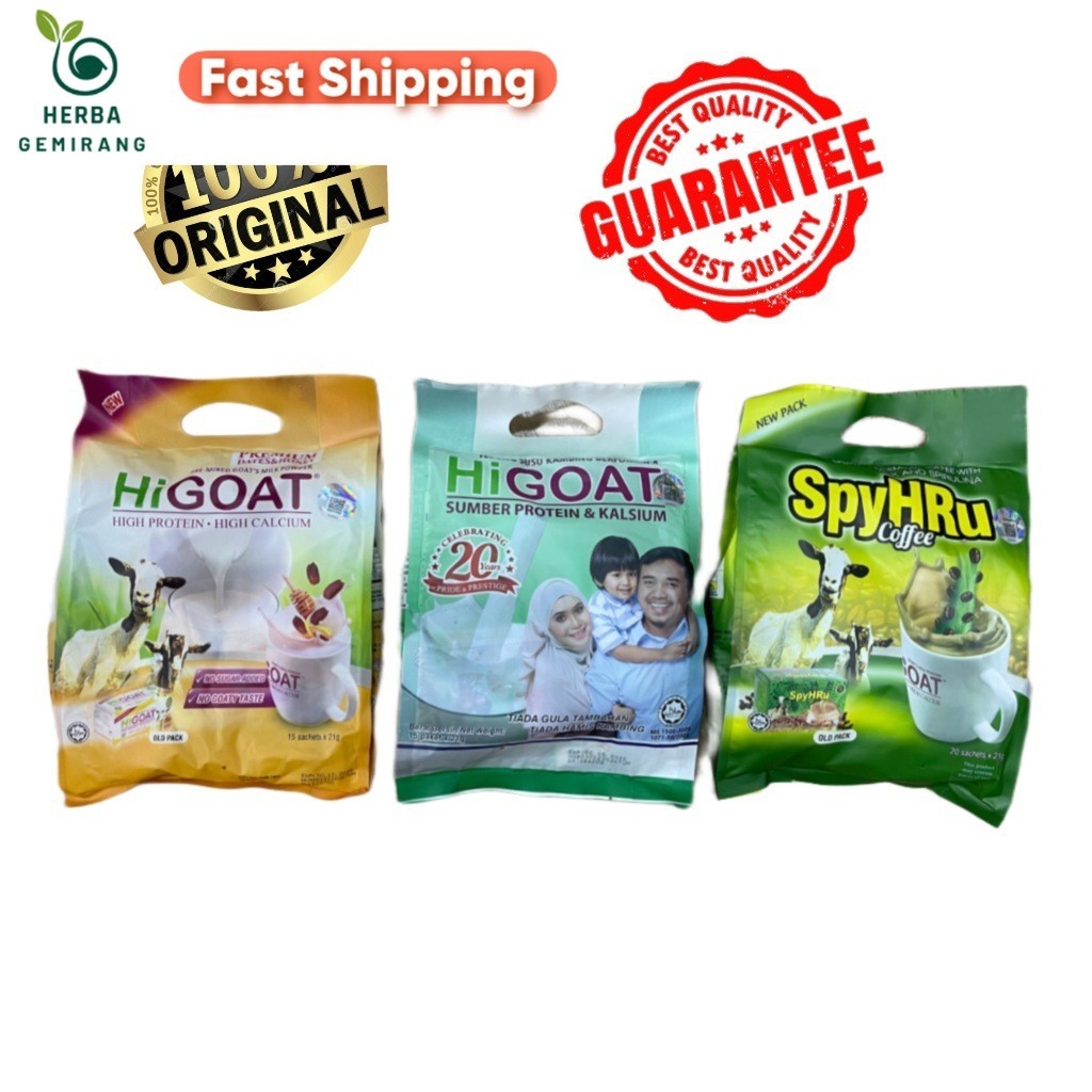 HI GOAT HIGOAT ORIGINAL SUSU KAMBING / HIGOAT KURMA / SPYHRU COFFEE ...