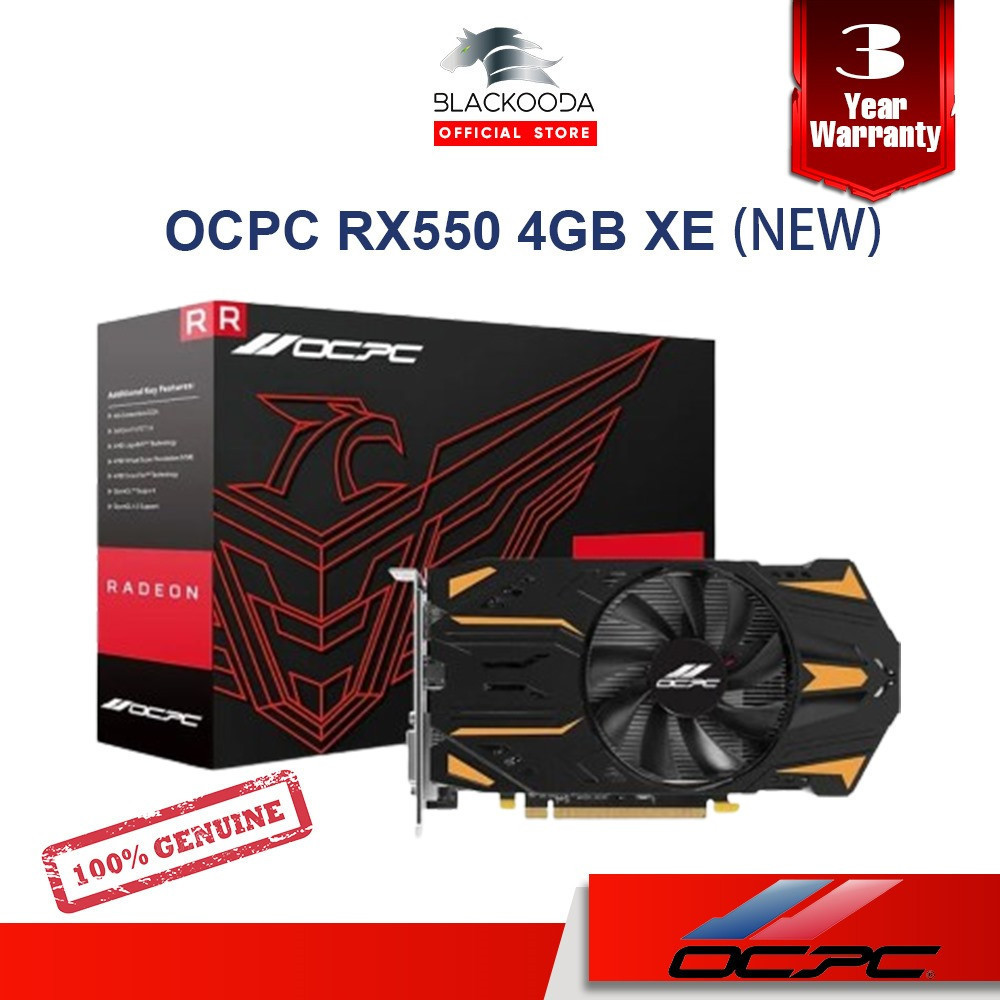 OCPC RX 550 XE 4GB GDDR5 128Bit Graphics Card | Shopee Malaysia