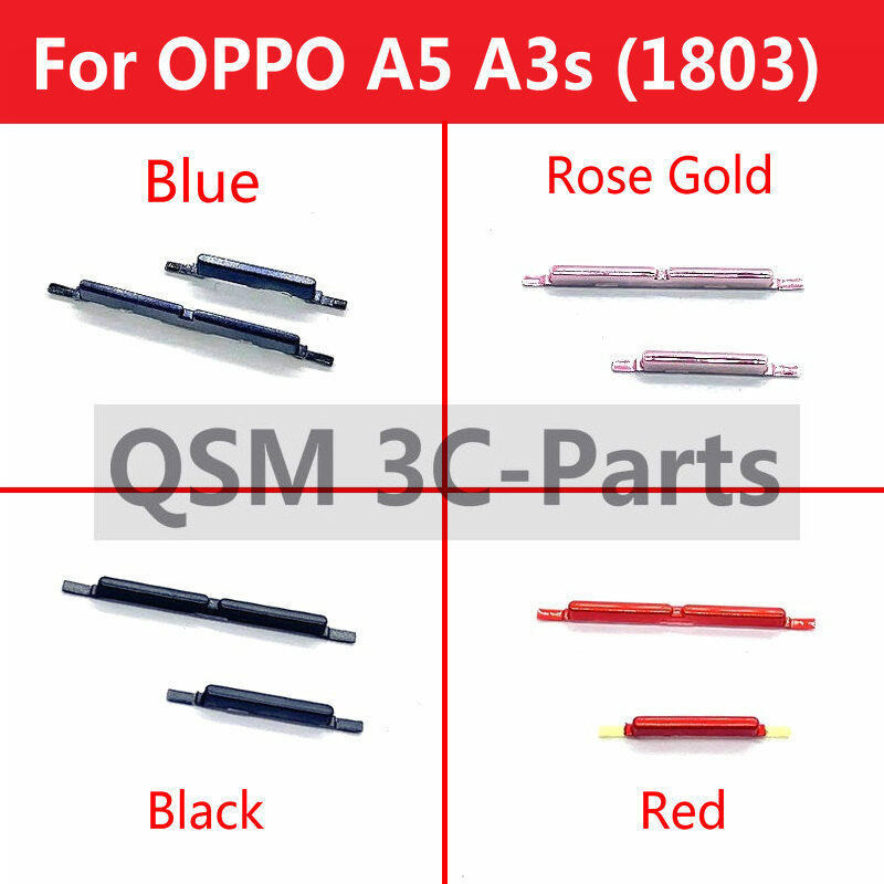 For Oppo A5 A3s 1803 Power Button ON OFF Volume Up Down Side Out Button ...