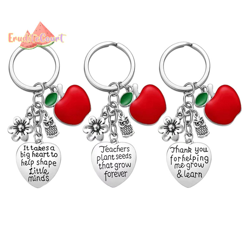 [EruditeCourtM] Teacher Appreciation Gifts Keychain Idea for Christmas ...
