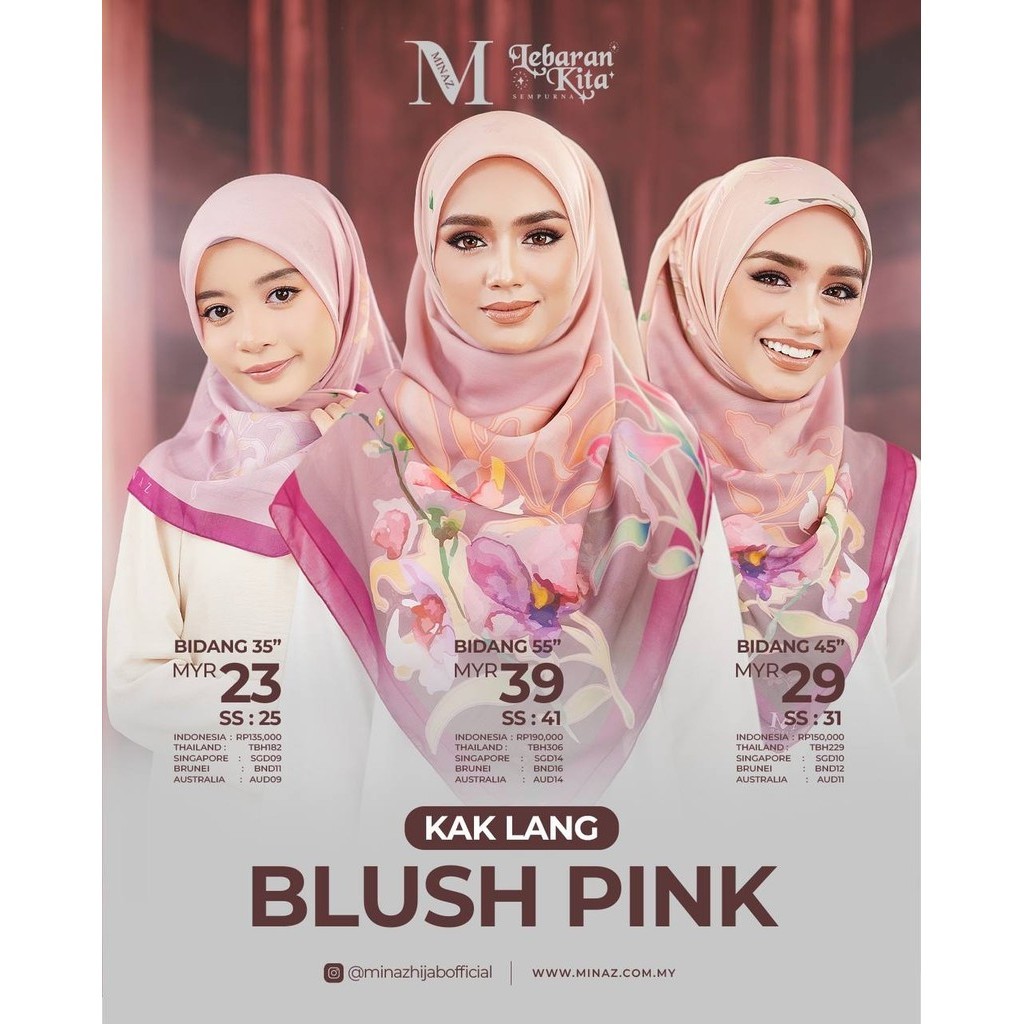 Minaz Hijab : Tudung Bawal Square Bidang 45 dan 55 Labuh ( Koleksi Raya ...