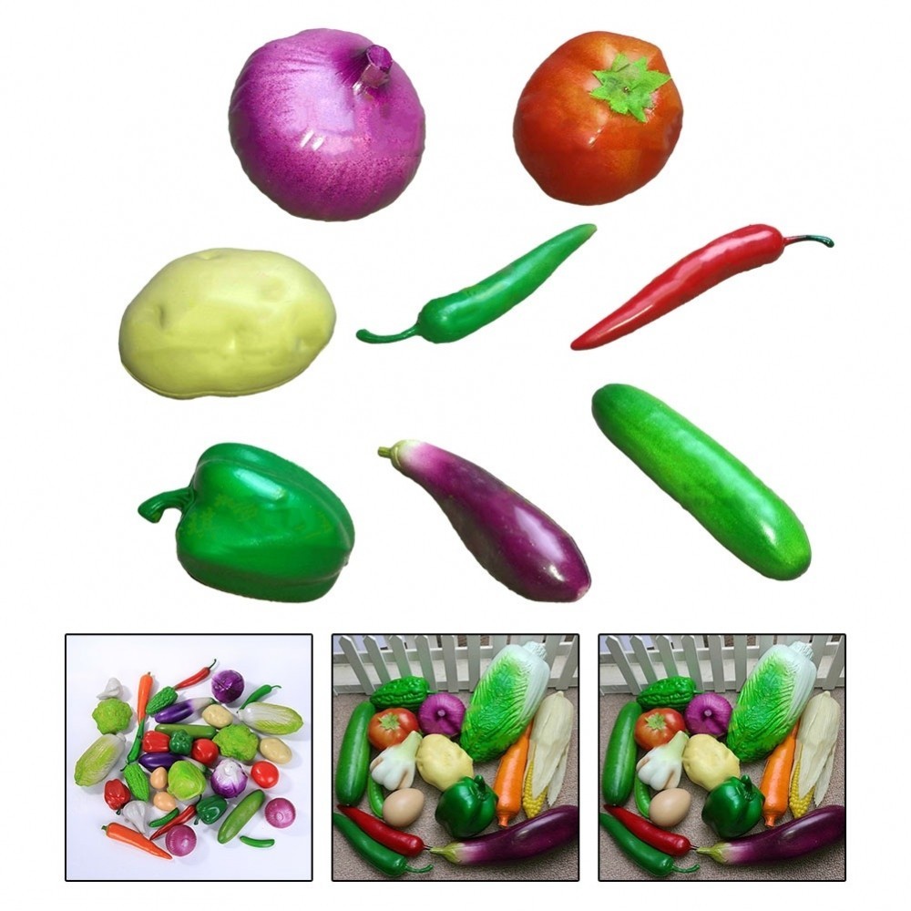 NEW>>Vegetables Model Cabinets Plastic Model Realistic Appearance ...