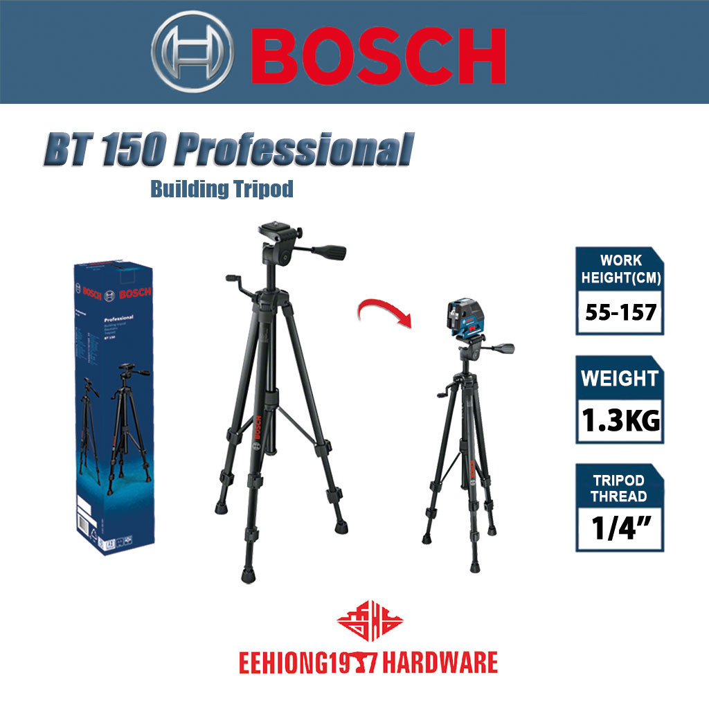 BOSCH BT 150 BT150 Professional Building Tripod 0601096B00 Suitable for ...