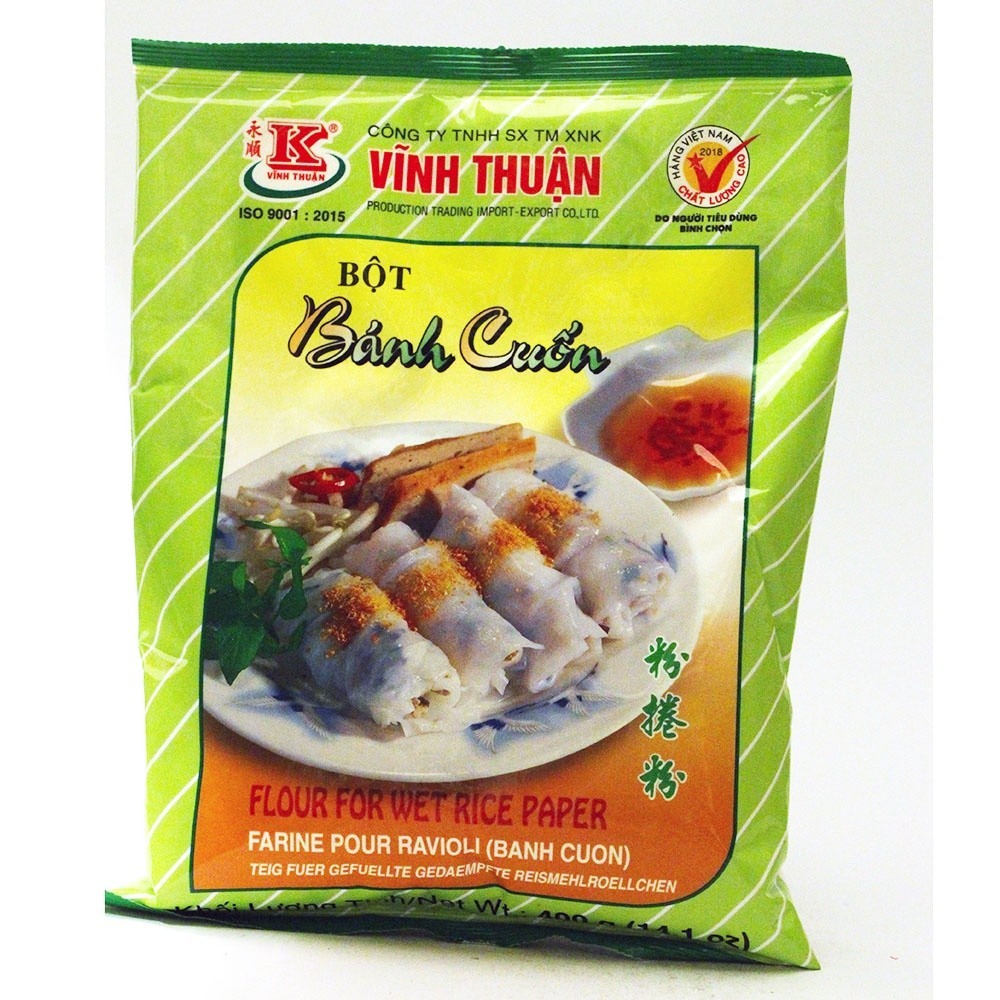 【Vietnamase】Vinh Thuan Bot Banh Cuon - Flour For Wet Rice Paper 400g ...