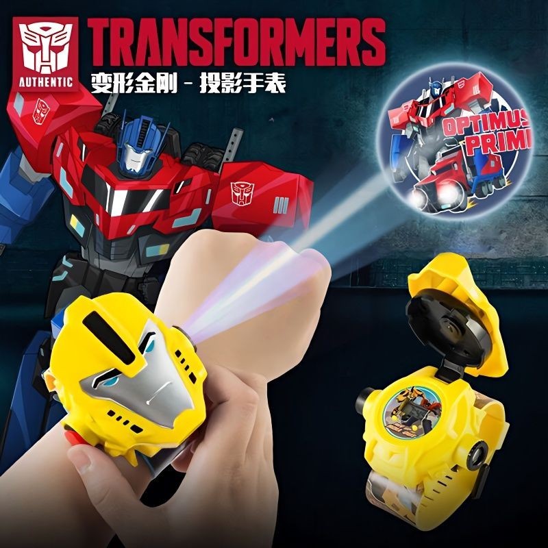 [Ready Stock] Cartoon Transformers Electronic Watch Children Iron Man ...