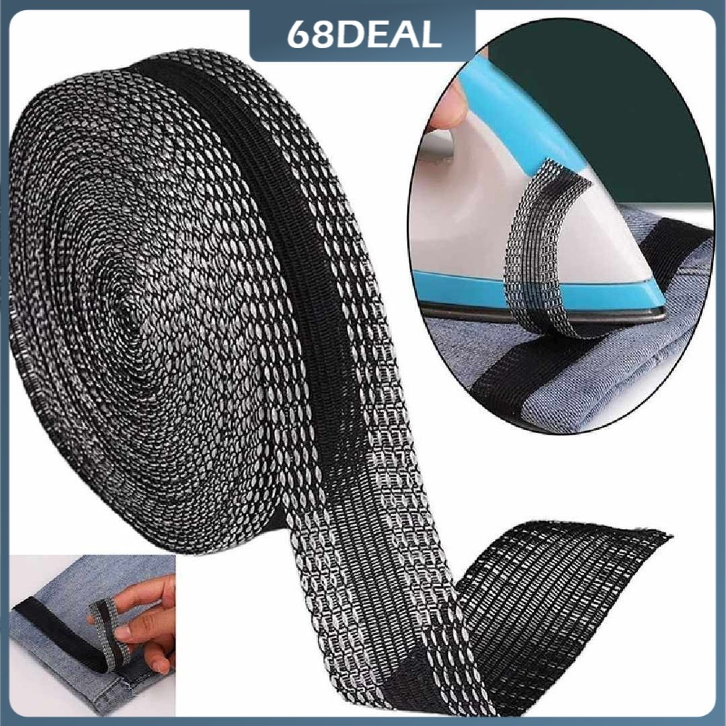 [Johor Stock] Self-Adhesive Pants Paste Iron on Pants Edge Shorten Repair Pants Mouth Apparel ...