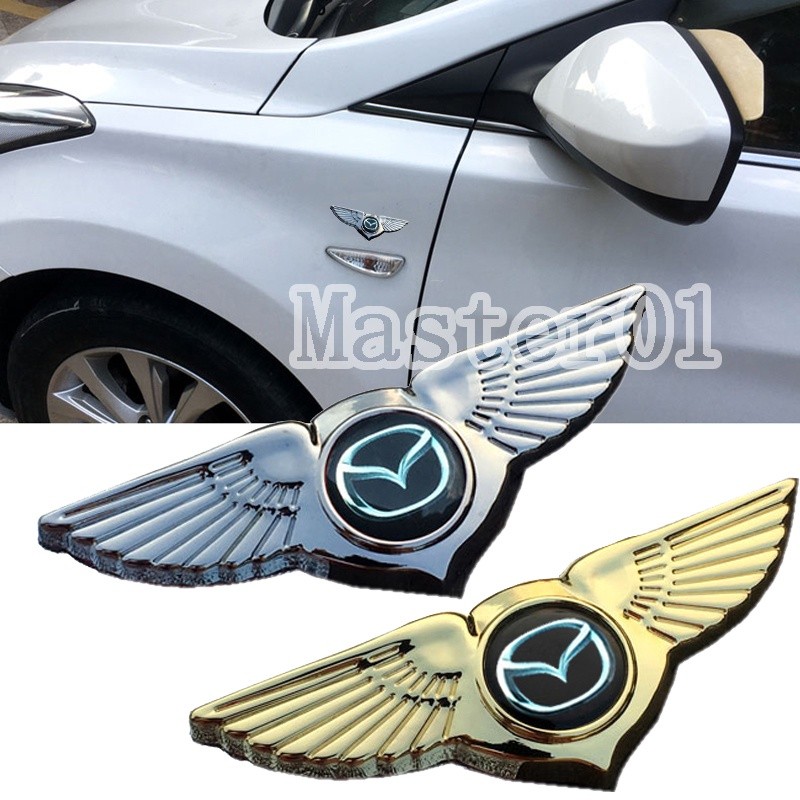 Car Whole Body Side Front Grille Emblem Sticker for Mazda Atenza Axela ...