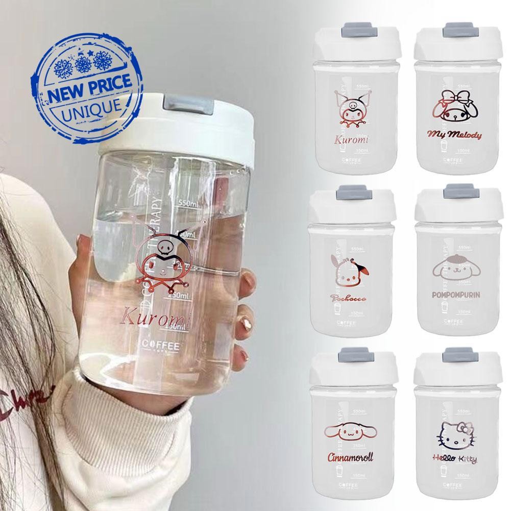 Cute Cartoon Water Cup 550ml Portable Large Capacity Cup Student ...
