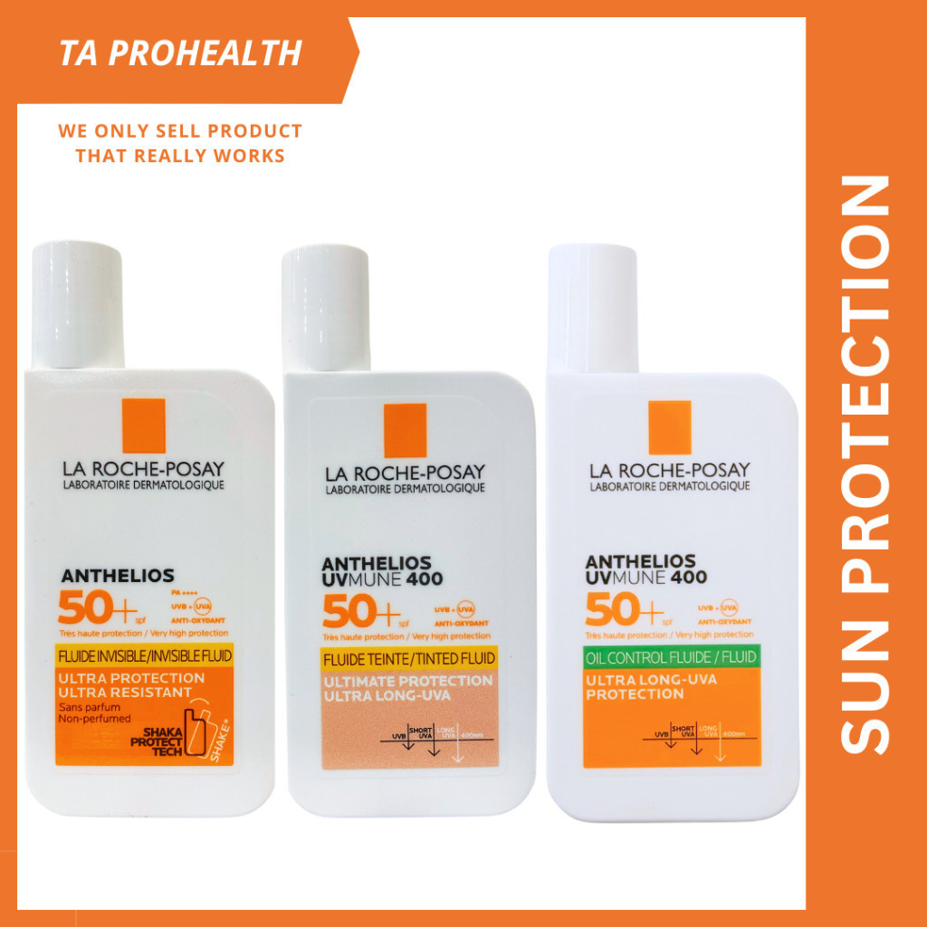 La Roche Posay Anthelios Tinted Fluid / Invisible Fluid SPF50+ Non ...