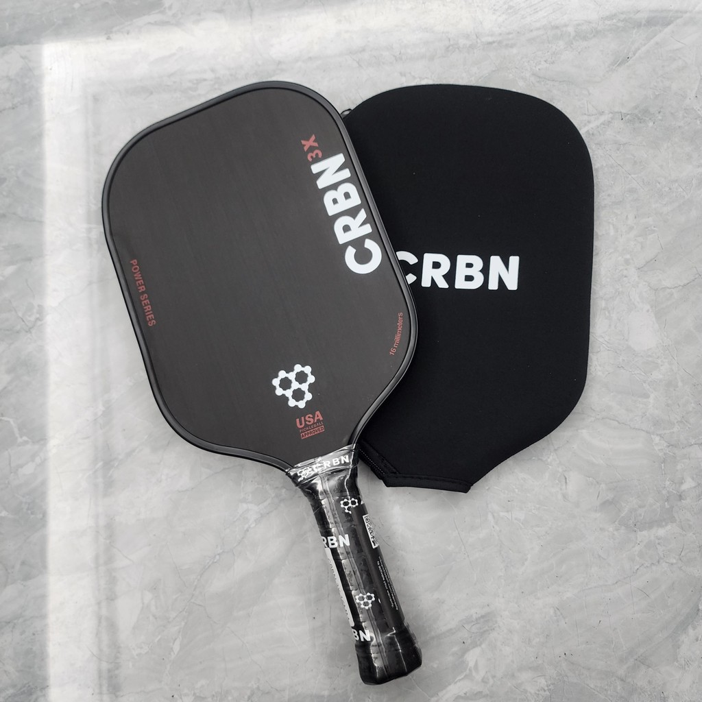 Original CRBN 3X 14/16MM Pickleball Paddle - Carbon Fiber Pickleball ...