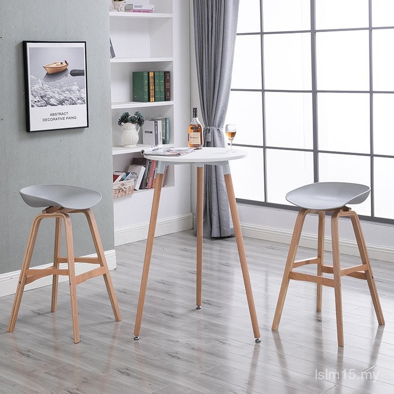 Bar Table Household Nordic Creative Simple Bar Table Chair Combination ...