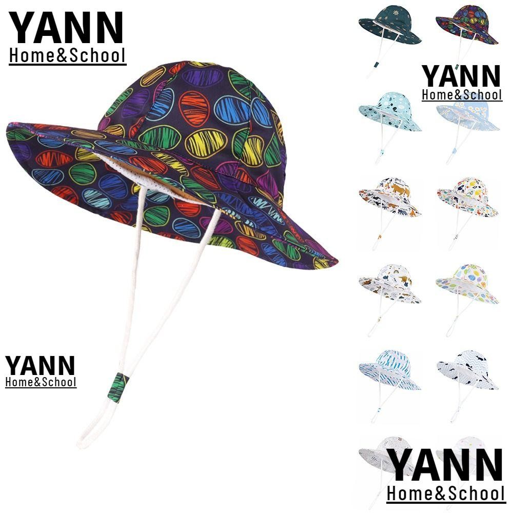 YANN Toddler Bucket Hats, Wide Brim 2-4Years Kids Sun Hat, Cute UPF 50 ...