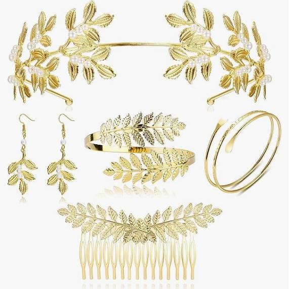 {CARDA} Greek Goddess Accessories Set For Women Greek Goddess Roman ...