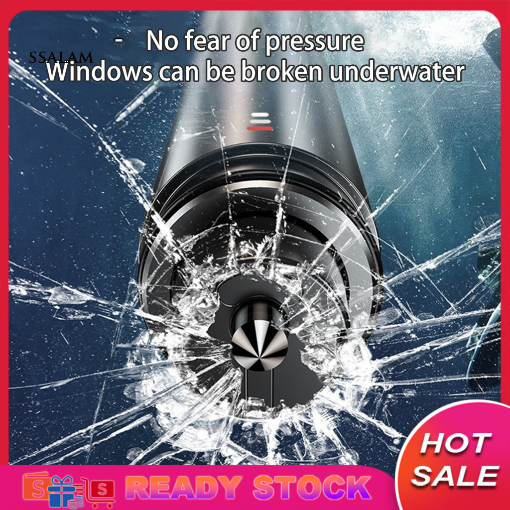 【Ready Stock] Emergency Rescue Tool Vehicle Safety Hammer Portable Car ...