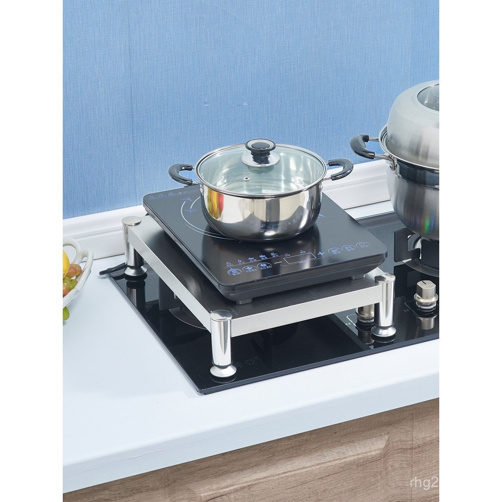 Stainless Steel Kitchen Shelf Induction Cooker Bracket Stove Rack ...