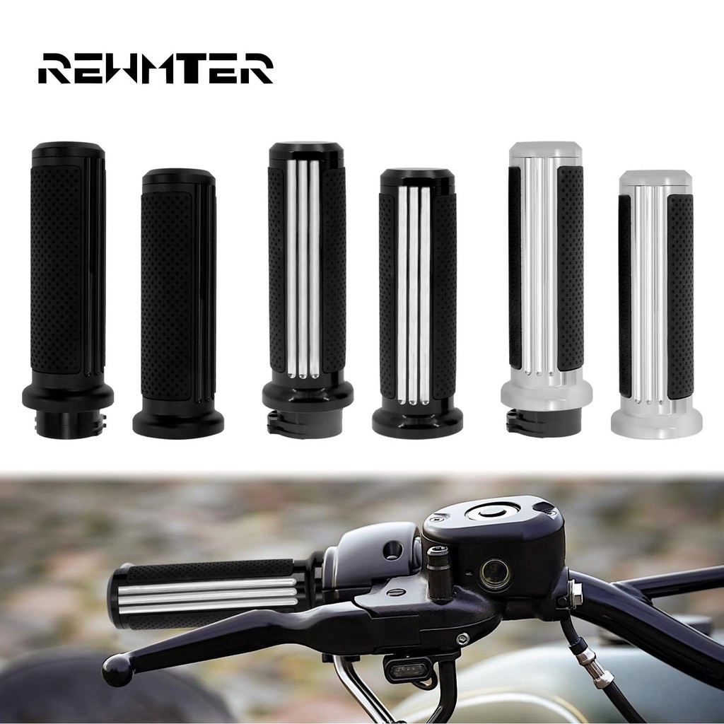 Motorcycle 1'' 25mm Hand Grip Handle Bar Grips For Harley Touring For ...