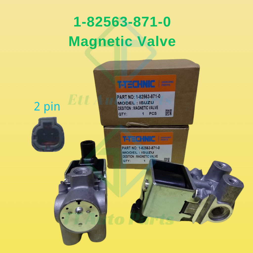 Exhaust Magnetic Valve / Injap Ekzos Magnetik 24V (2 Pin) Isuzu Giga ...