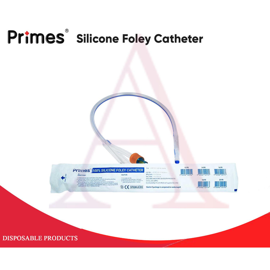 (Ready Stock)Silicone Foley Catheter (Kateter Foley Silikon) | Shopee ...